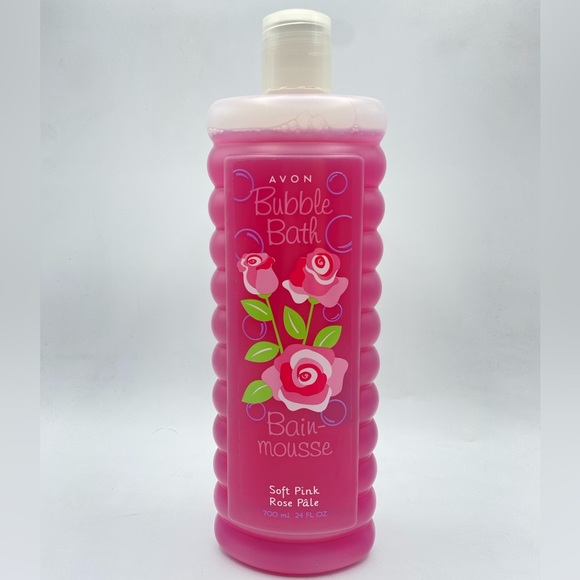 Avon | Bath & Body | Avon Bubble Bath Bainmousse Soft Pink Rose Pale 24 ...